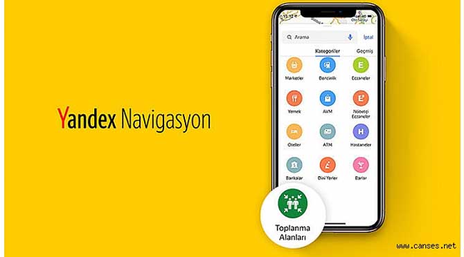 Yandex Navigasyon ve Yandex Haritalar, afet toplanma alanlarını ...